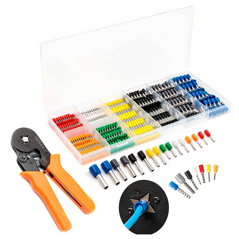 Set cleste sertizare pini terminali, cu 800 pini 0,5...6mmp - eMAG.ro