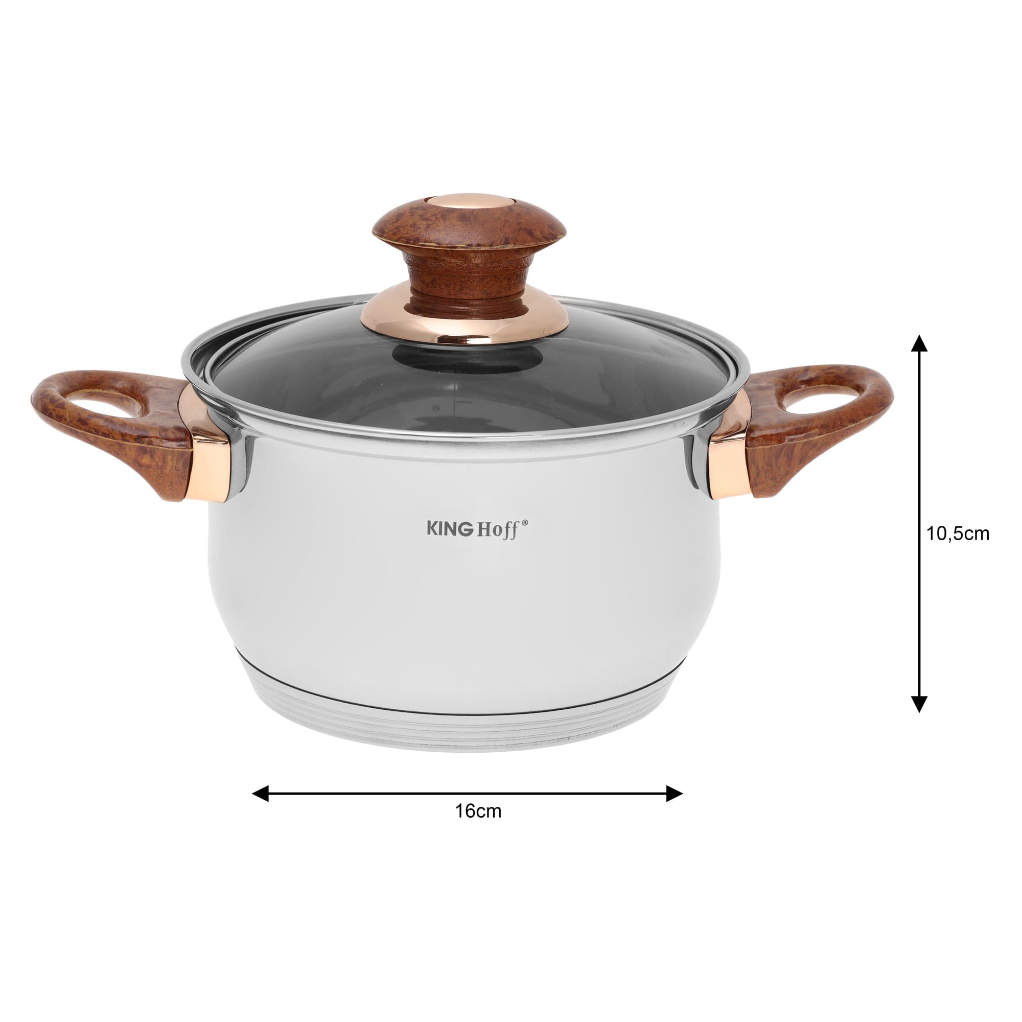 Set de oale din otel Kinghoff, 12 elemente, Kh-1768 - eMAG.ro