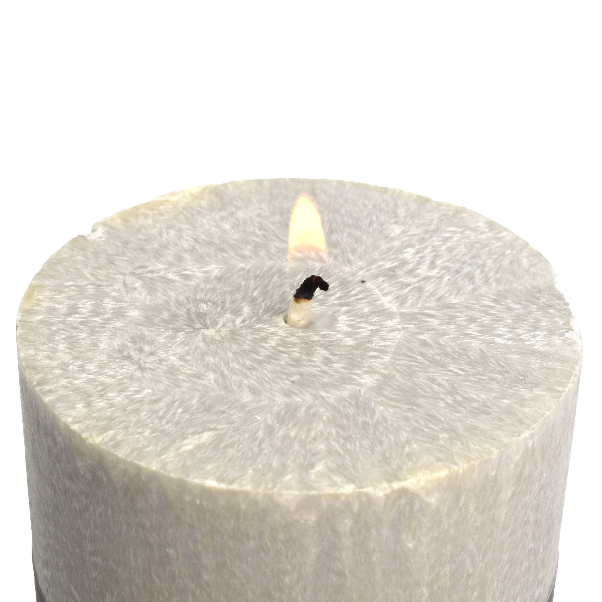 Lumanare rustica, Rotunda, grey, Bougie, 0647Gy - eMAG.ro