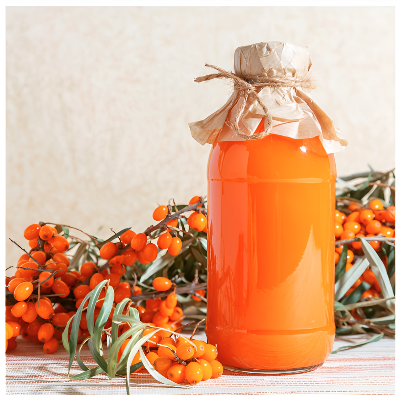 Sirop natural de Catina (Hippophae rhamnoides) cu Miere de Albine, fara ...