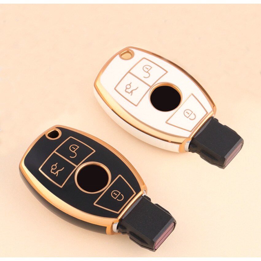 Husa de Protectie pentru Cheie Auto Premium Lux, compatibil cu MERCEDES ...