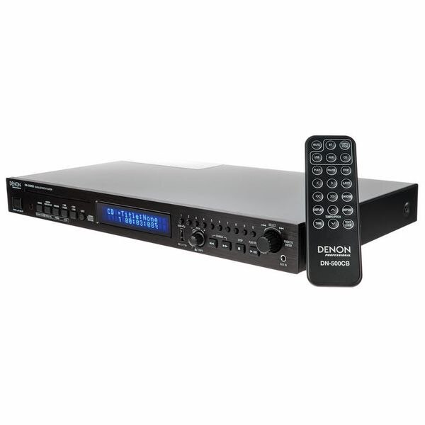 Denon Pro DN-500CB, CD 19" lejátszó, install, USB, Bluetooth, AUX-in ...