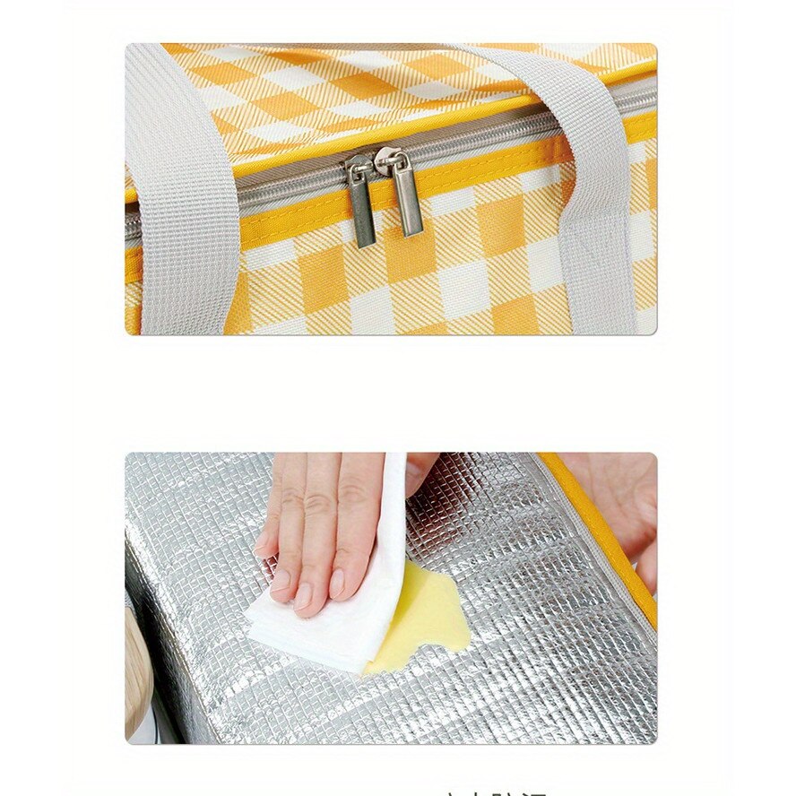 Geanta Termica Termoizolanta cu cadru manere din aluminiu, din material ...