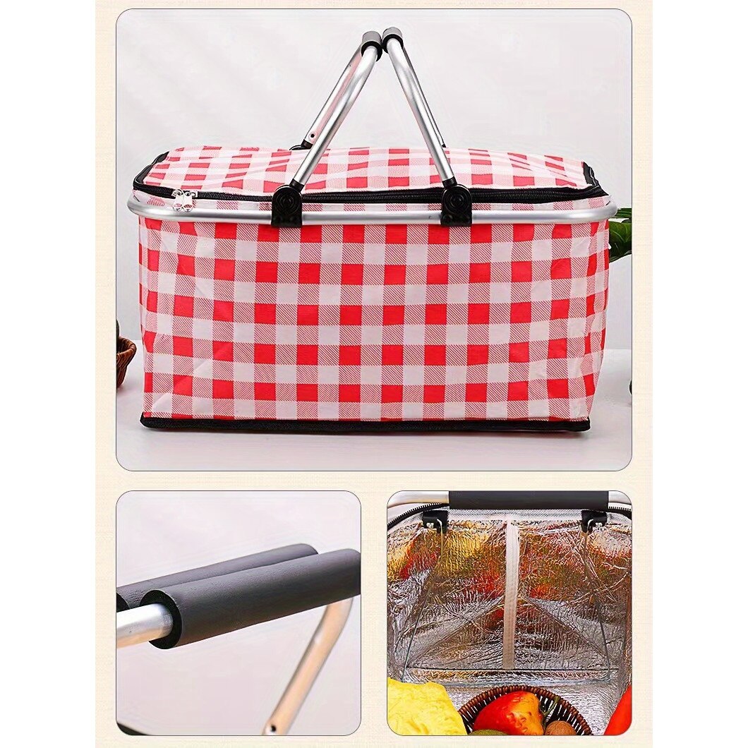 Geanta Termica Termoizolanta cu cadru manere din aluminiu, din material ...