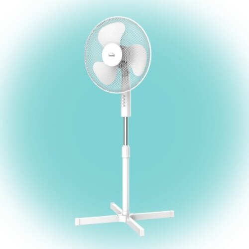 Ventilator cu picior 40 cm, 45W, 230V, oscilatie, 3 trepte de viteza ...