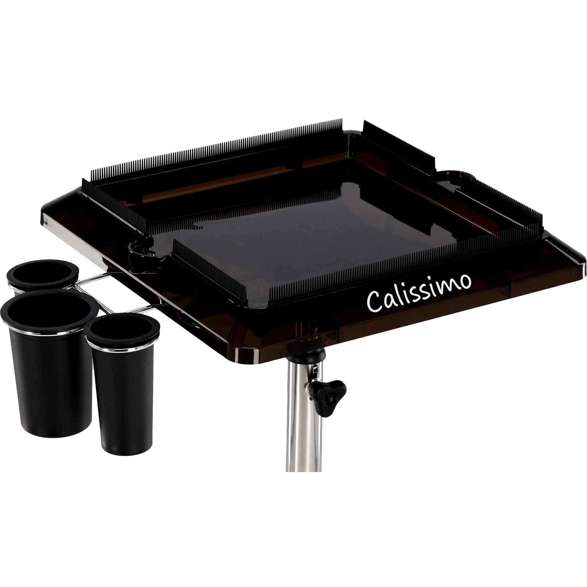 Masa de frizerie, Calissimo, Pe roti, Neagra - eMAG.ro