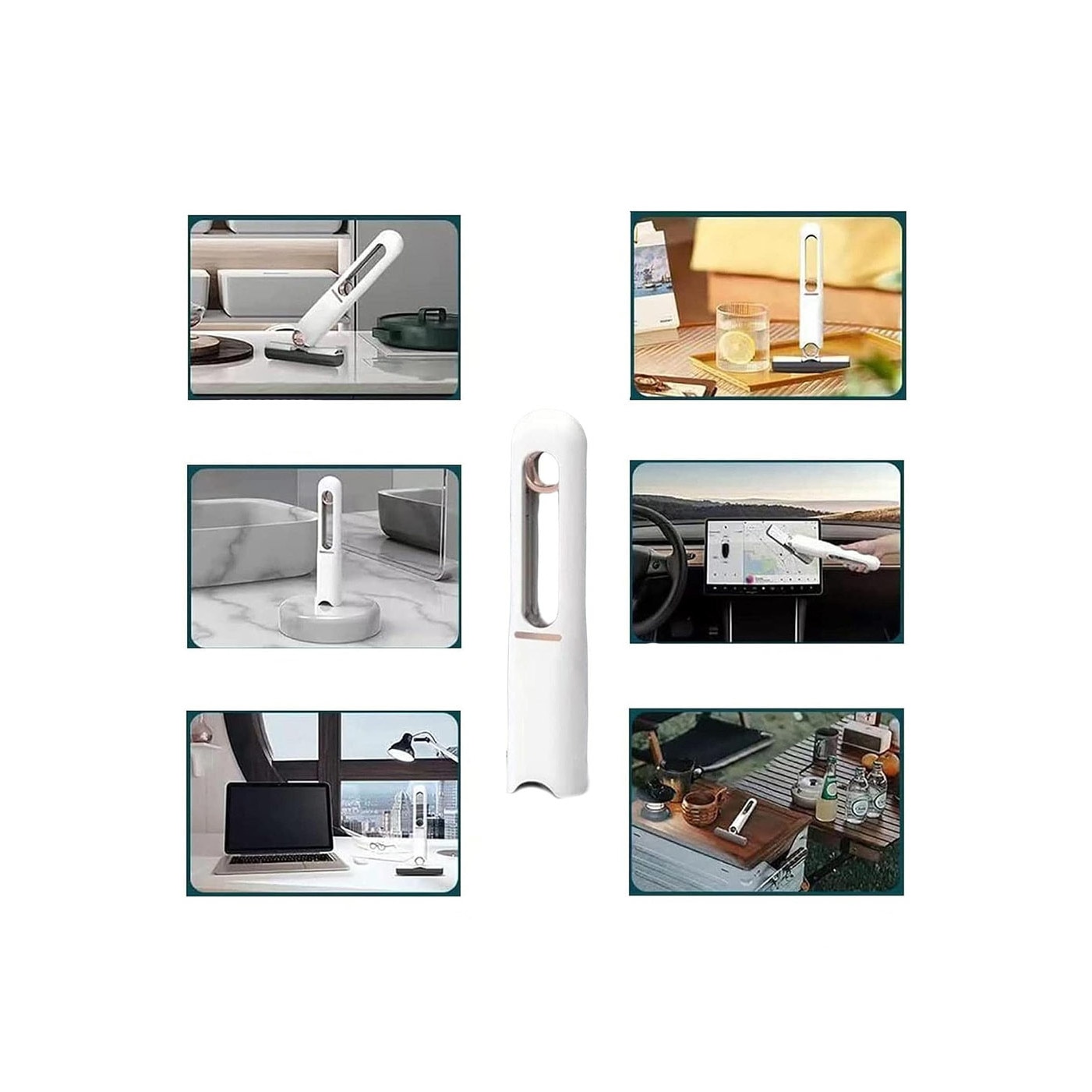 Mini mop MCleaner pentru suprafete si geamuri, cu sistem autostoarcere ...