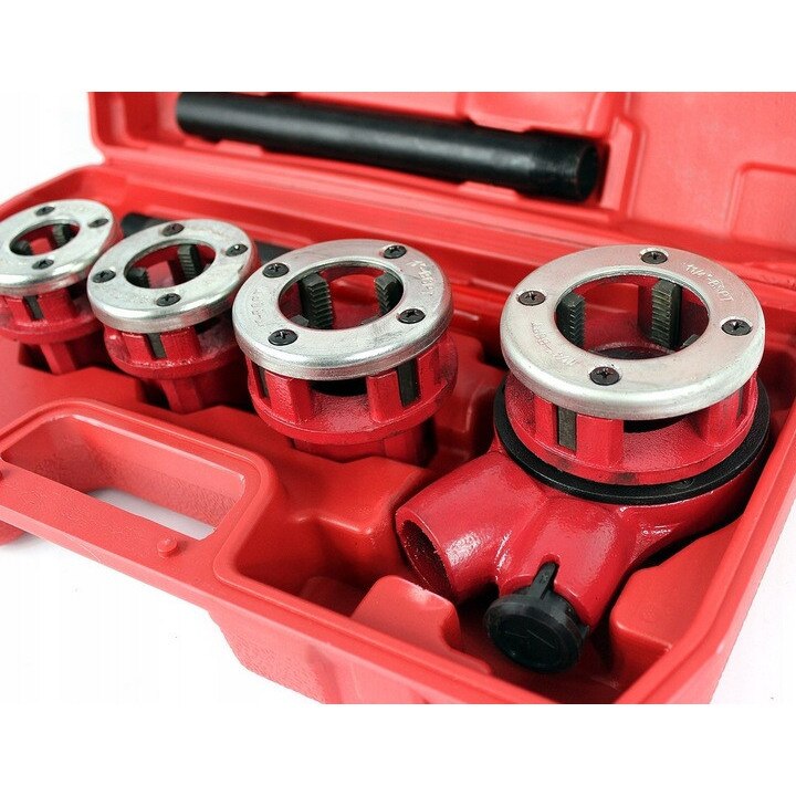 Set clupa filiera filetat manuala 4 piese 1/2", 3/4", 1" si 1-1/4 ...