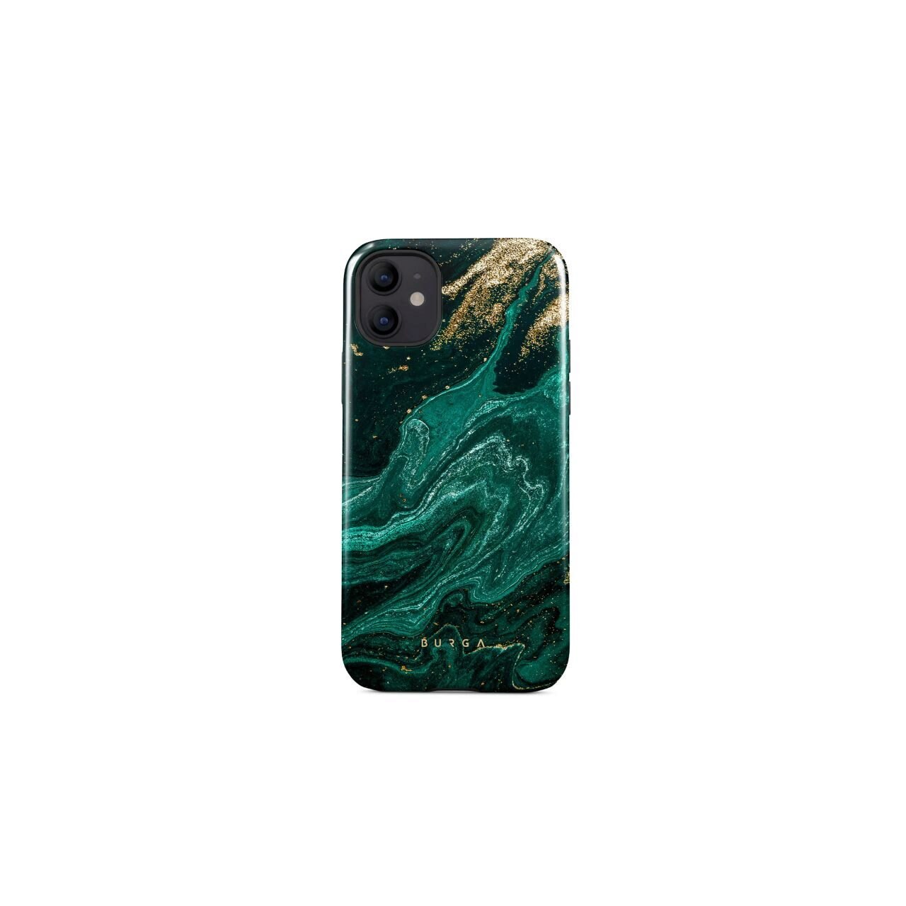 Husa Burga Dual Layer Emerald Pool compatibila cu iPhone 12 / 12 Pro ...