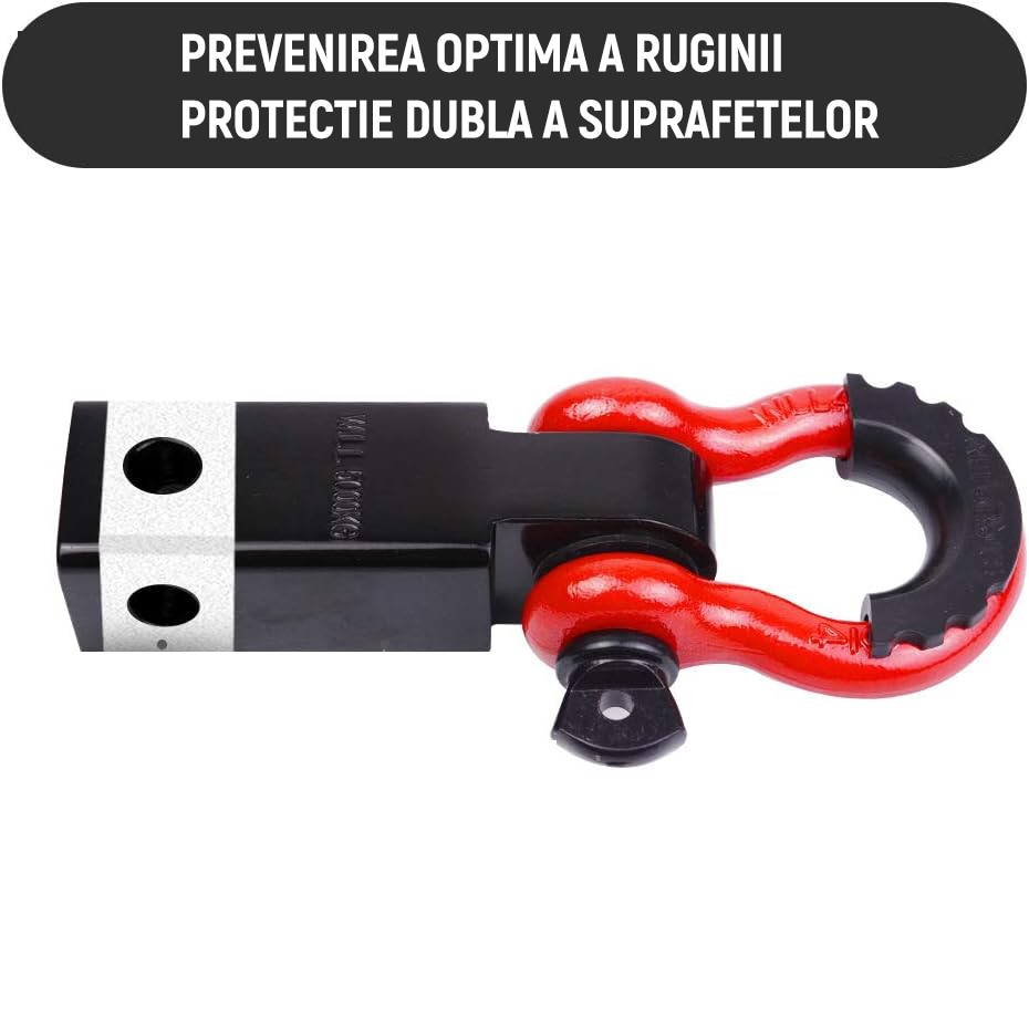 Cupla remorcare pentru remorci auto, patrata, Protectie impotriva ...
