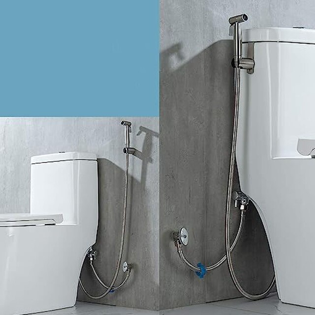 Set complet de dus, YWX, Inox, Argintiu - eMAG.ro