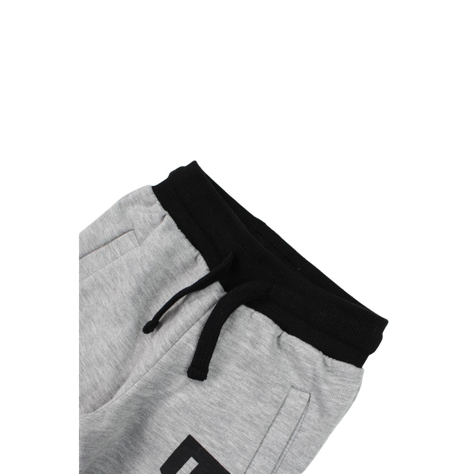 Pantaloni trening baieti, vatuiti, gri, 5 ani, 110 cm, Batman - eMAG.ro