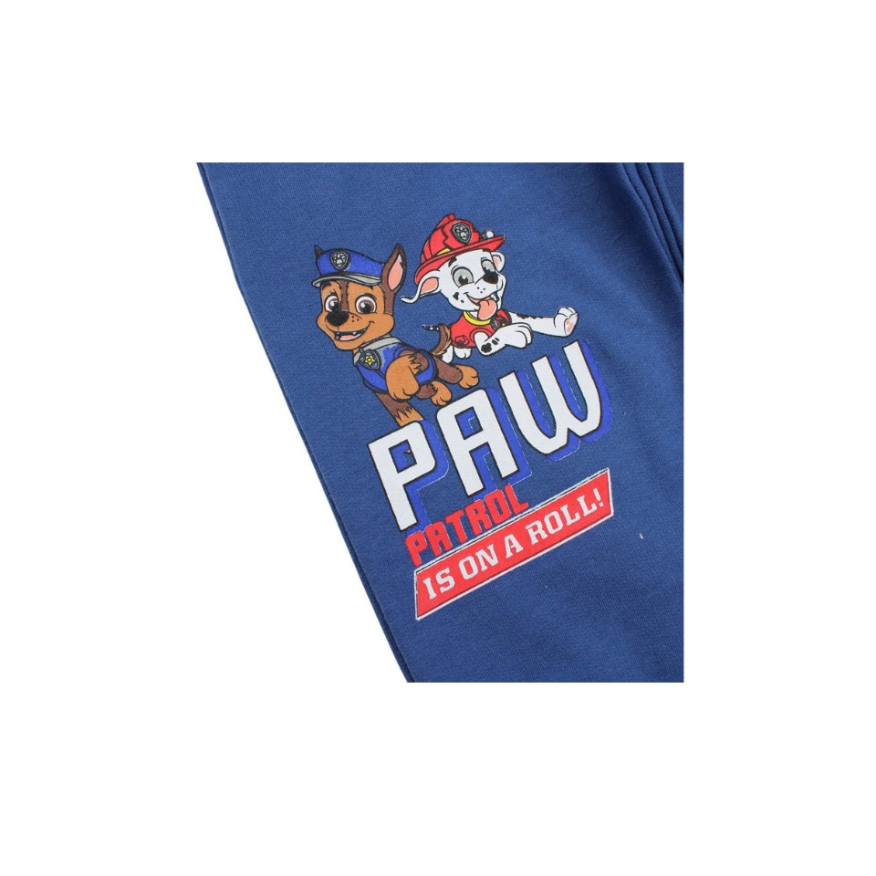 Pantaloni trening baieti, albastru, 3 ani, 98 cm, Is on a Roll, Paw Patrol - eMAG.ro