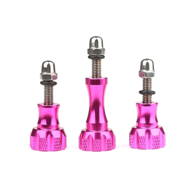 Комплект от 3 CNC алуминиеви винта за екшън видеокамери Gopro Hero ...