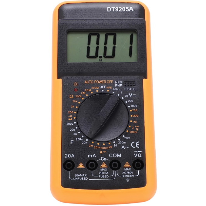 Multimetru DT9205A electric digital multifunctional universal cu test ...