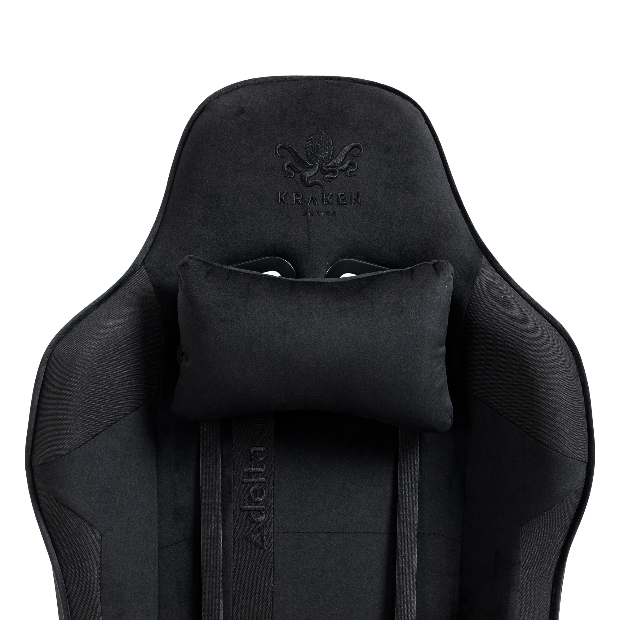Scaun gaming JUPITER, Kraken, Catifea/Tesatura, 130kg, Negru - eMAG.ro