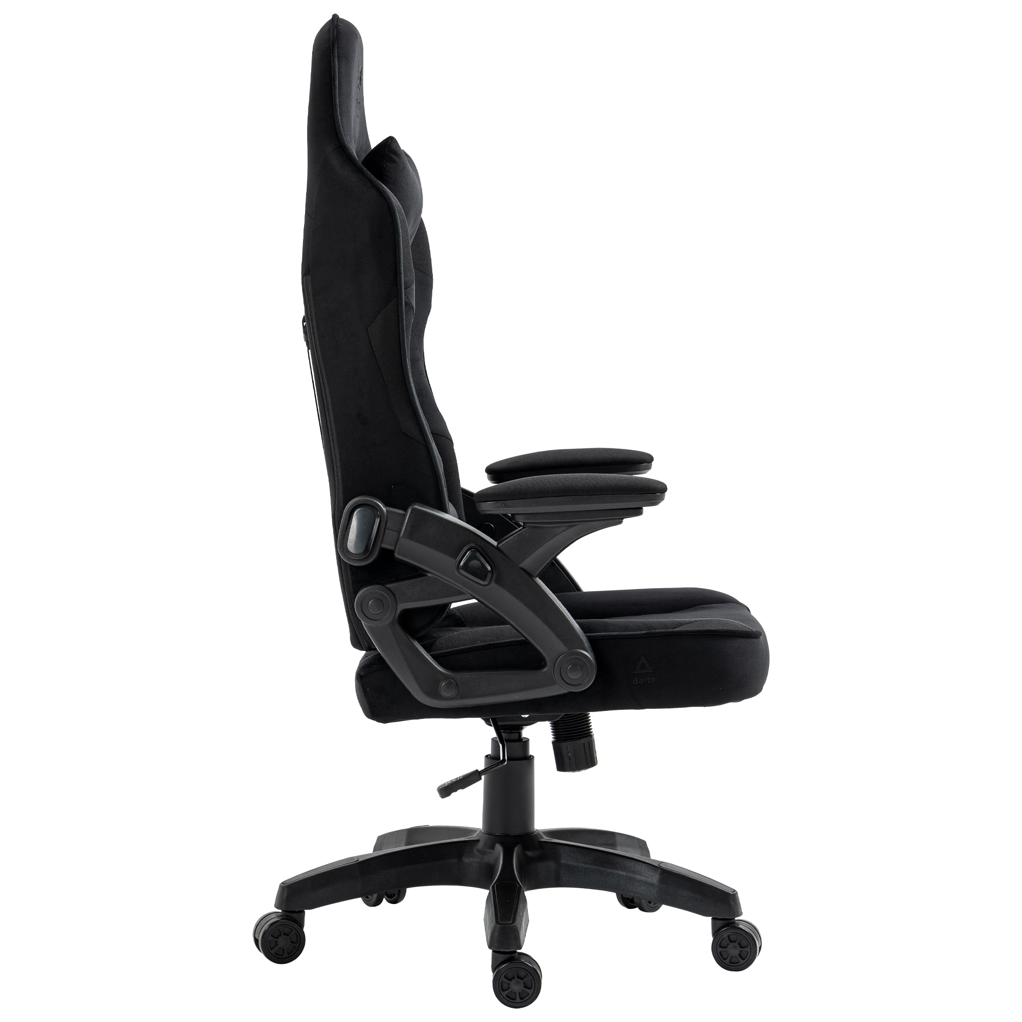 Scaun gaming JUPITER, Kraken, Catifea/Tesatura, 130kg, Negru - eMAG.ro