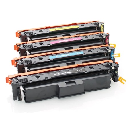 Set de 4 Cartuse Toner, GraphiteK, compatibil Canon, CRG069H, CRG 069 ...