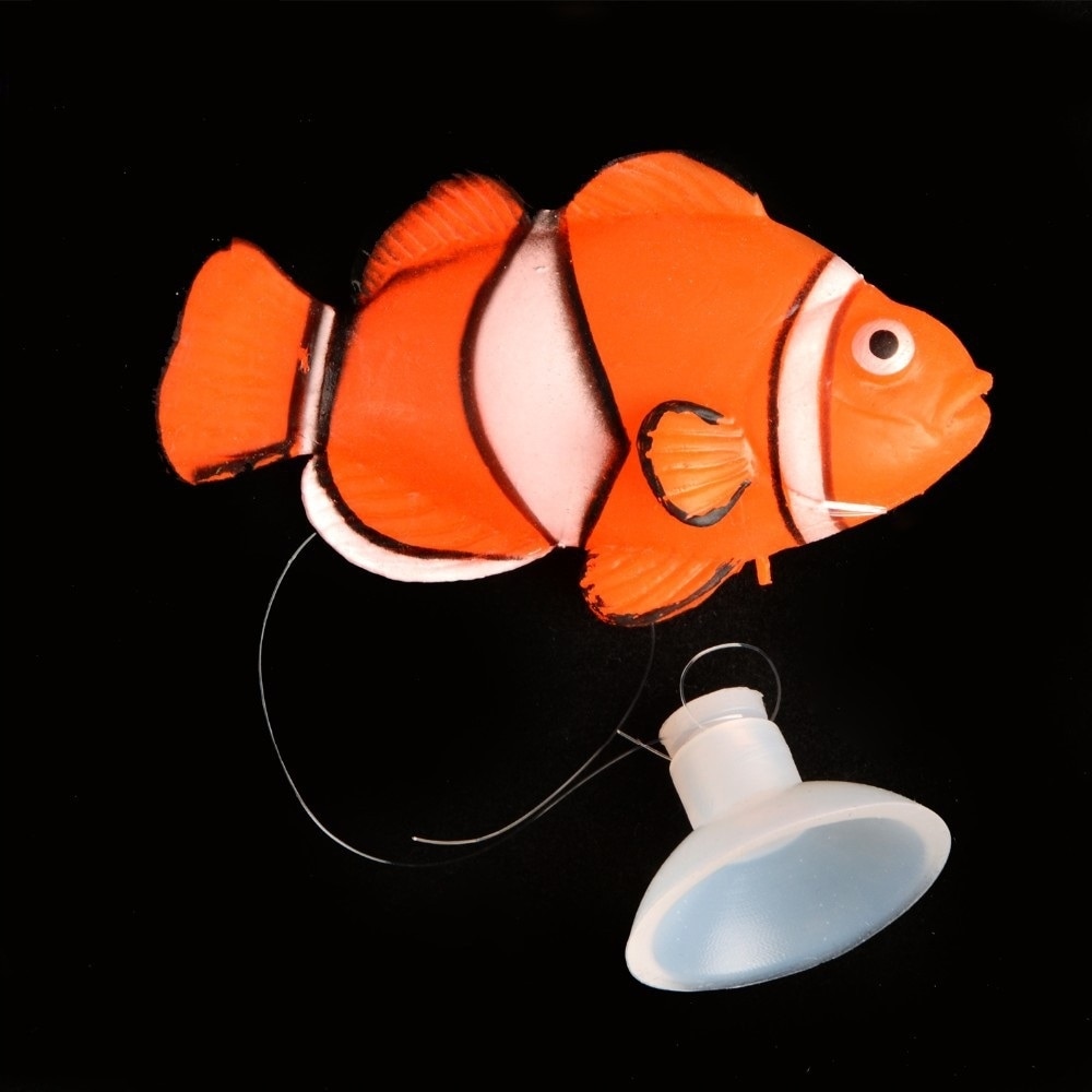 Peste decorativ pentru acvariu, Nemo, Portocaliu - eMAG.ro