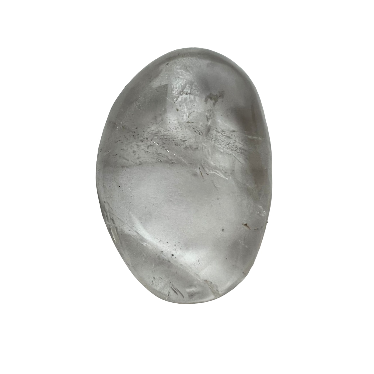 Palm stone din cuart incolor, Druzy, piatra semipretioasa autentica ...