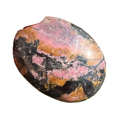 Palm stone din rodonit, Druzy, piatra semipretioasa autentica - eMAG.ro