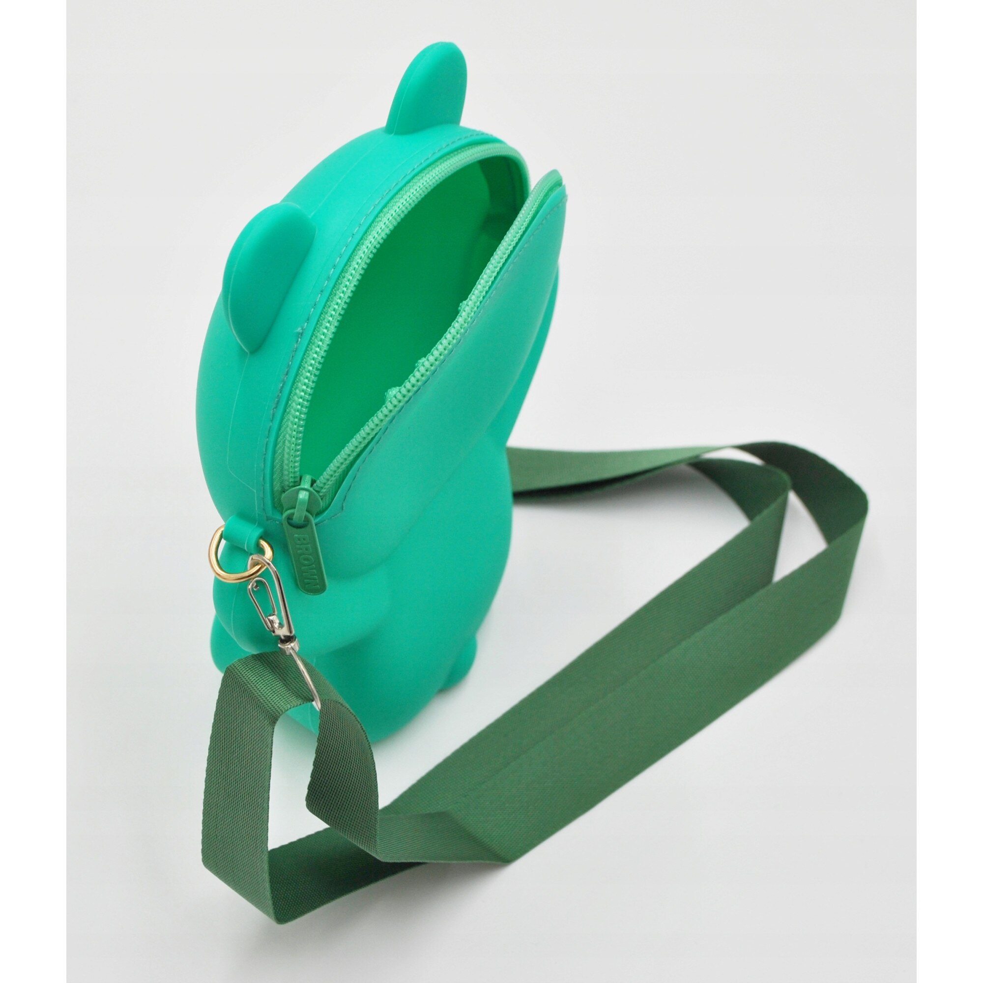 Geanta de ursuleti pentru copii, Silicon, Verde - eMAG.ro