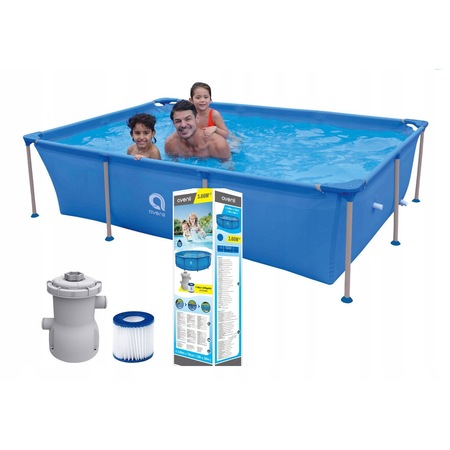 Piscina de gradina, 1137 litri, cadru, 2,58m*1,79m*66cm - eMAG.ro