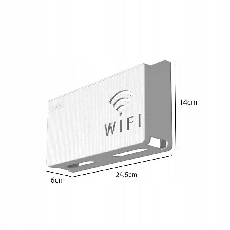 Raft suport pentru router wirelles, Plastic, Alb - eMAG.ro