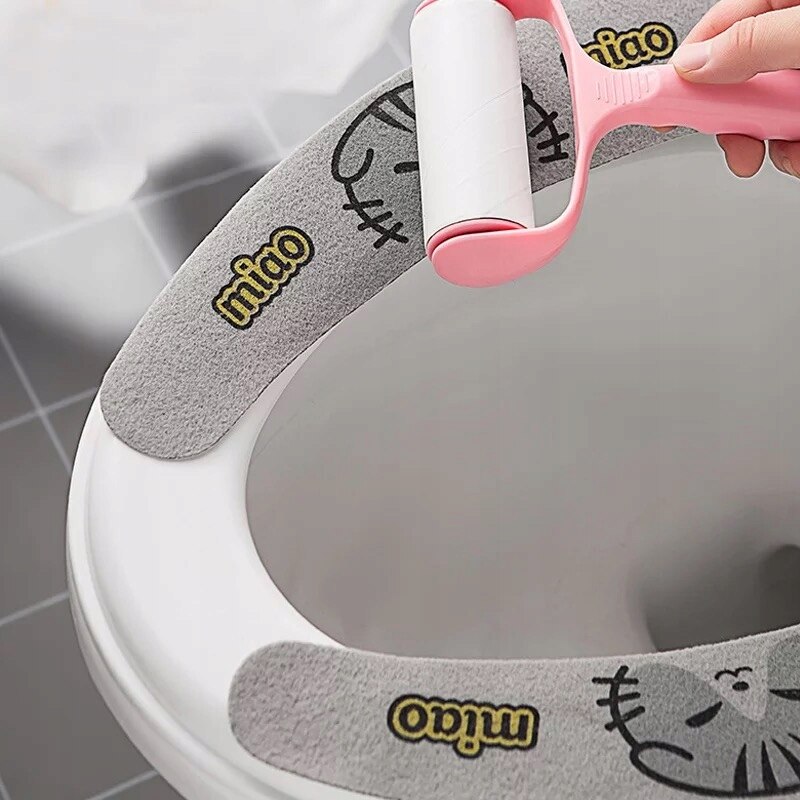 Husa colac WC pentru copii, 38x9 cm, Gri - eMAG.ro