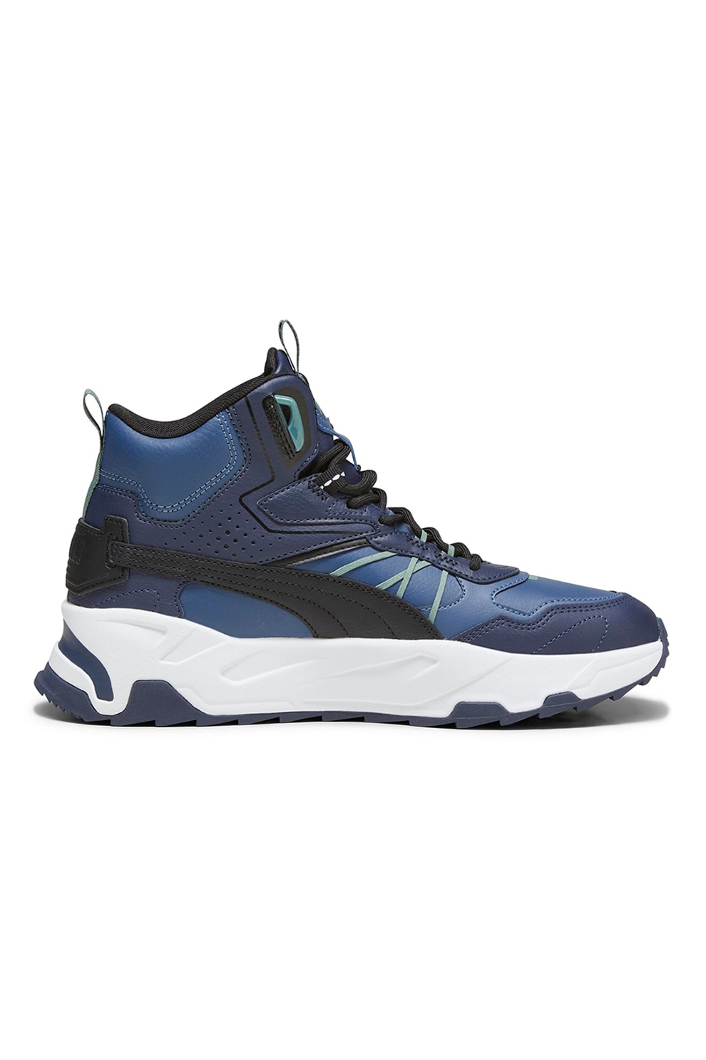 Puma, Спортни обувки Trinity Hybrid, Черен, Тъмносин, Син, 8.5 - eMAG.bg