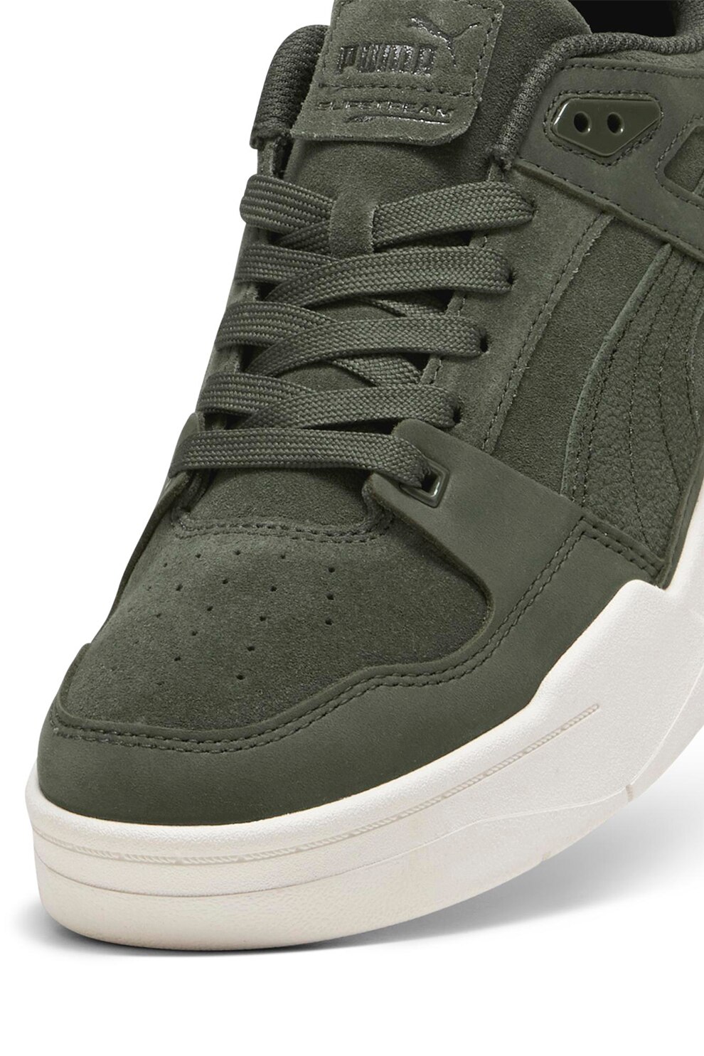Puma, Pantofi sport de piele cu garnituri de piele intoarsa Slipstream ...