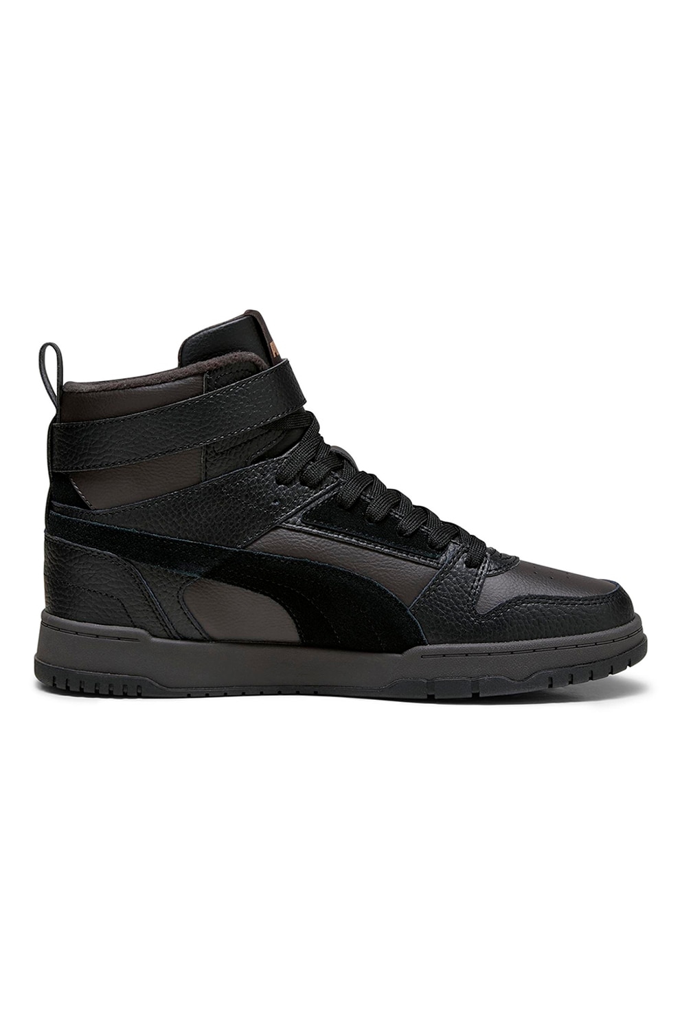 Puma, Pantofi sport mid-high de piele si piele ecologica RBD Game WTR ...