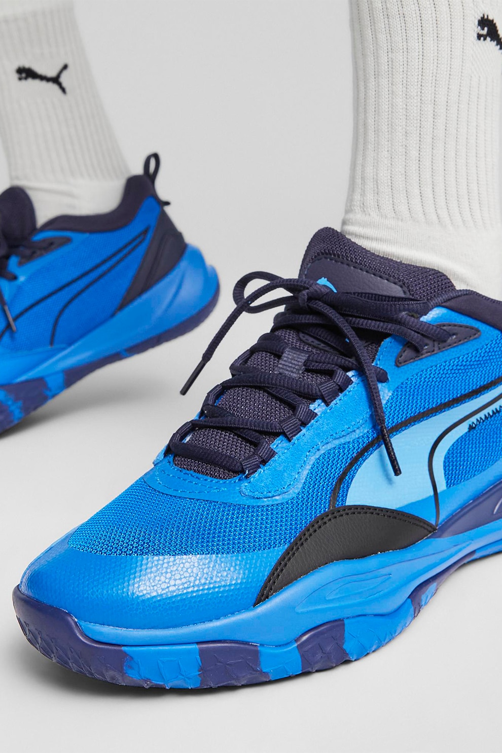 Puma, Pantofi mid-high pentru baschet Playmaker Pro Ultra - eMAG.ro