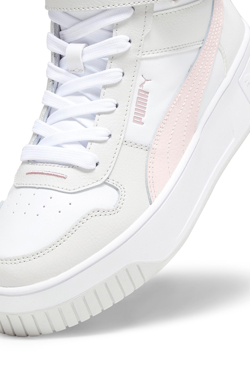 Puma, Pantofi sport mid-high de piele si piele ecologica cu banda ...