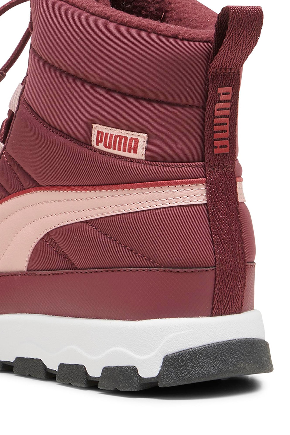 Puma, Ghete cu logo Evolve, Caramiziu, Roz pal, 37 EU - eMAG.ro