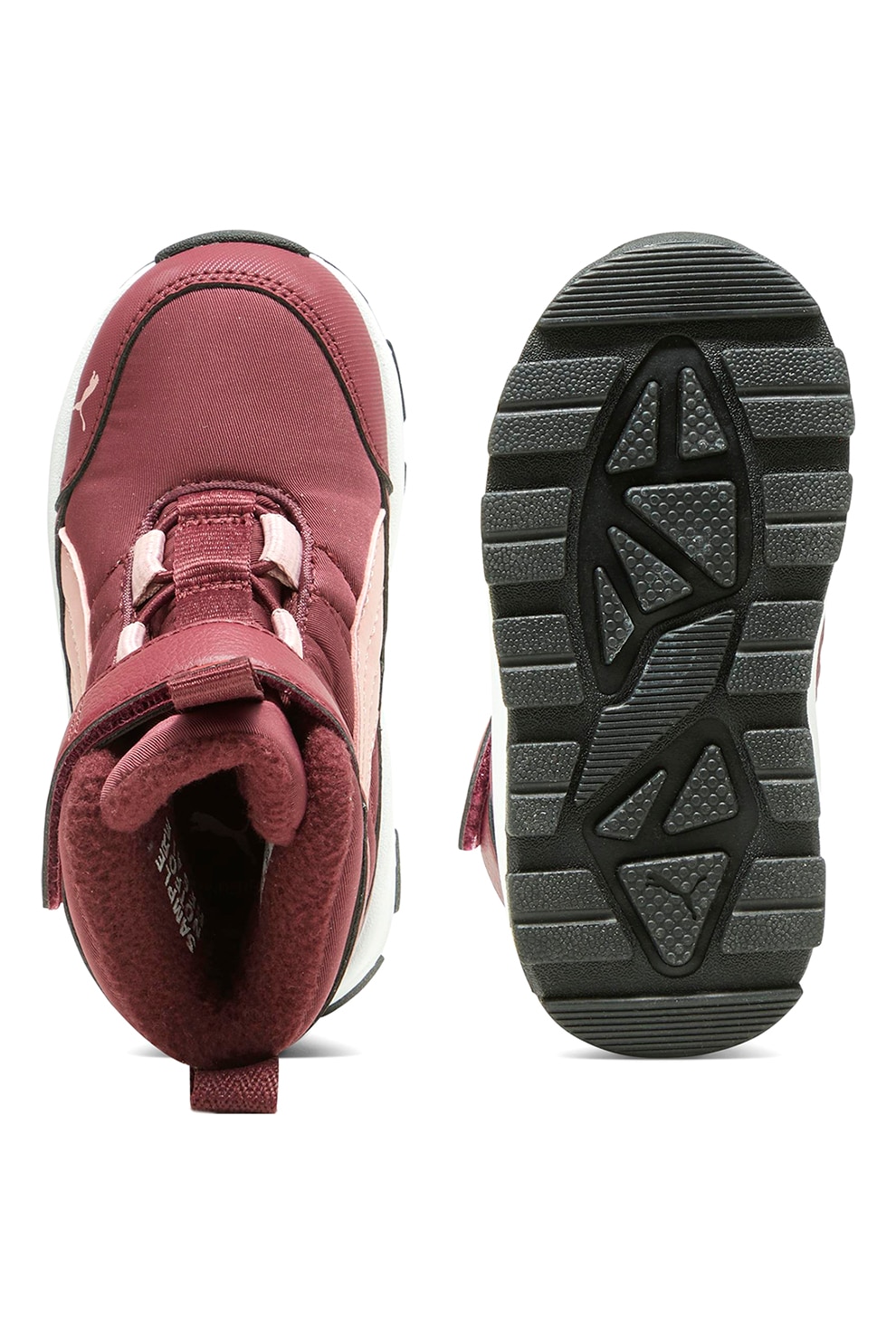 Puma, Ghete cu logo Evolve AC+, Caramiziu, Roz pal, 22 EU - eMAG.ro