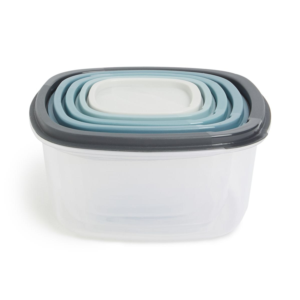 Set de 6 recipiente, Openhome, din plastic pentru alimente - eMAG.ro