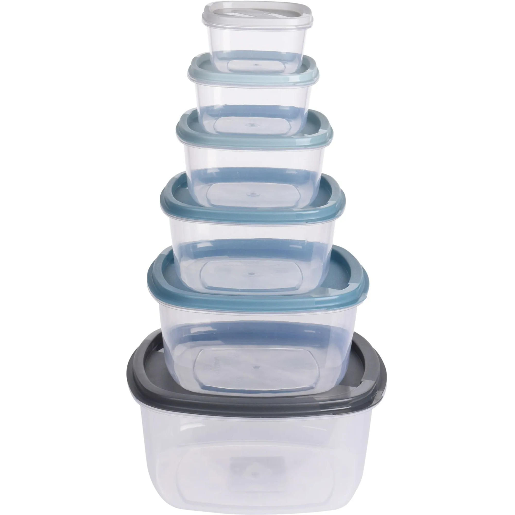 Set de 6 recipiente, Openhome, din plastic pentru alimente - eMAG.ro