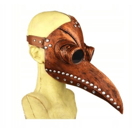 Masca de doctor semanator de ciuma, Steampunk, Medieval, Maro - eMAG.ro