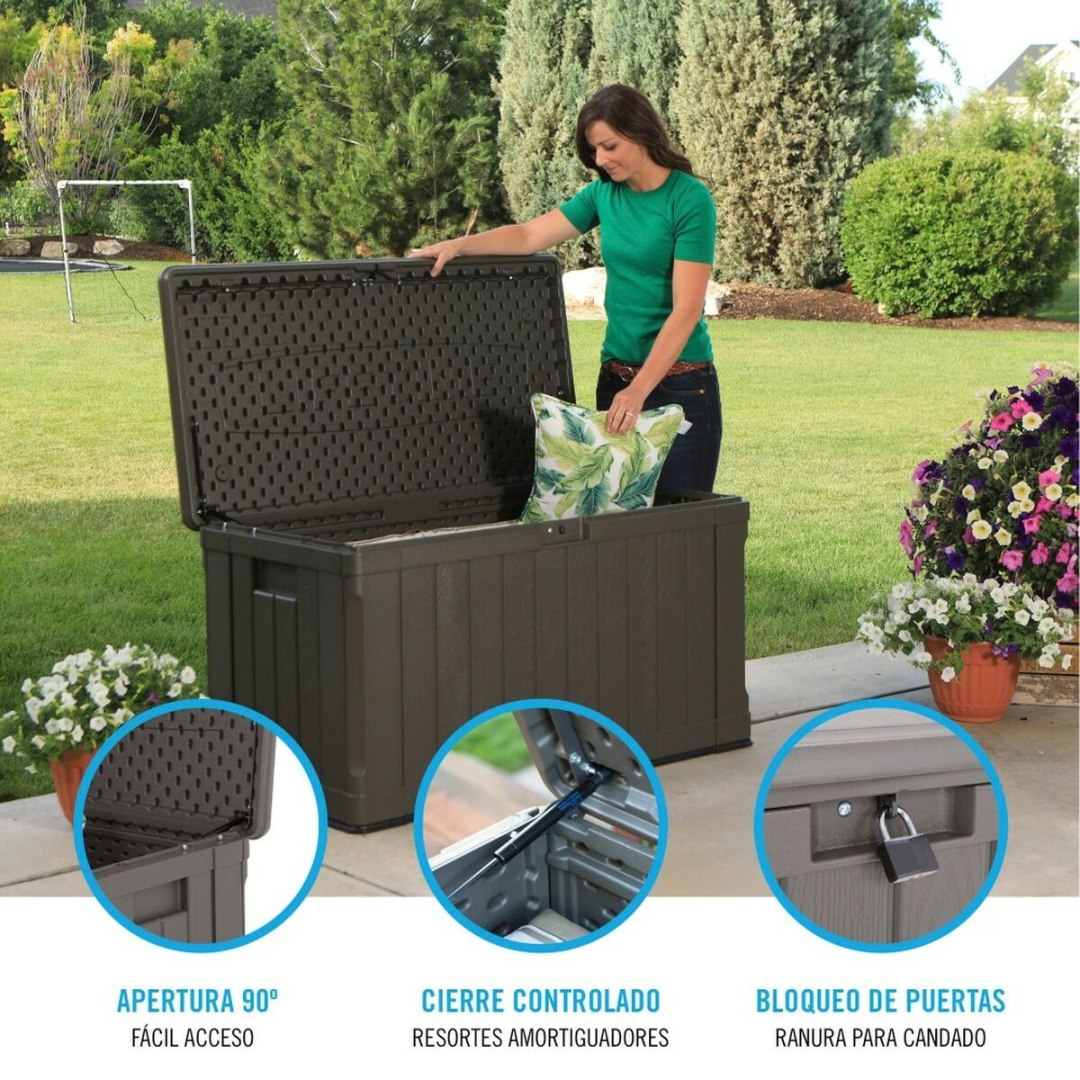 Lada de depozitare pentru exterior, Lifetime, Plastic, Rezistent la UV ...