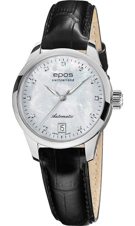 Ceas dama, Epos, Automatic, Elegant, Inox, Negru - eMAG.ro