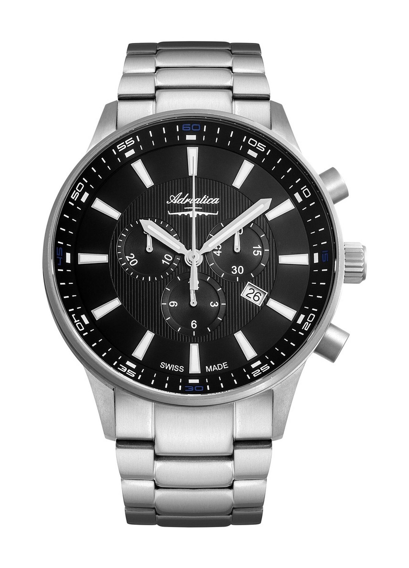 Ceas barbatesc, Adriatica, Titan, Argintiu - eMAG.ro