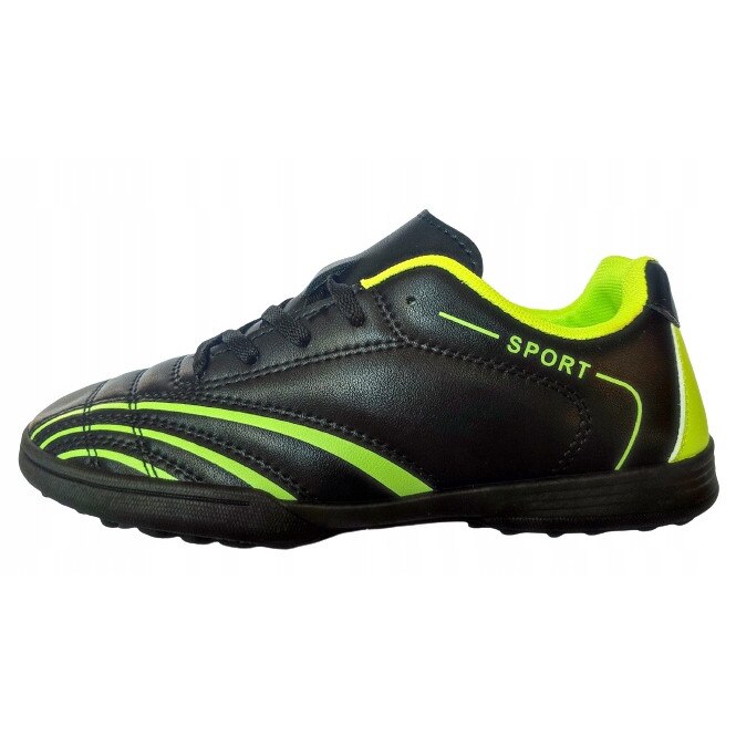Pantofi de fotbal, SPORT, Piele ecologica, 43 EU, Negru - eMAG.ro