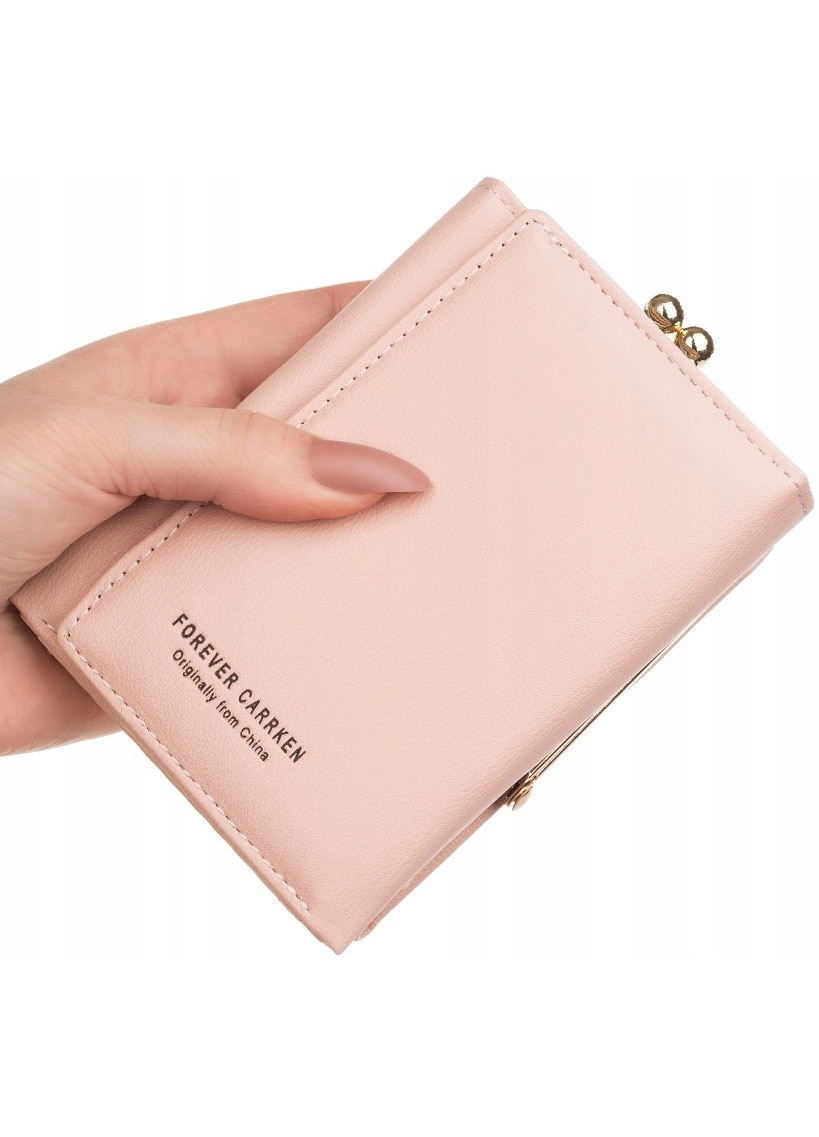 Portofel dama, Piele ecologica, Roz - eMAG.ro