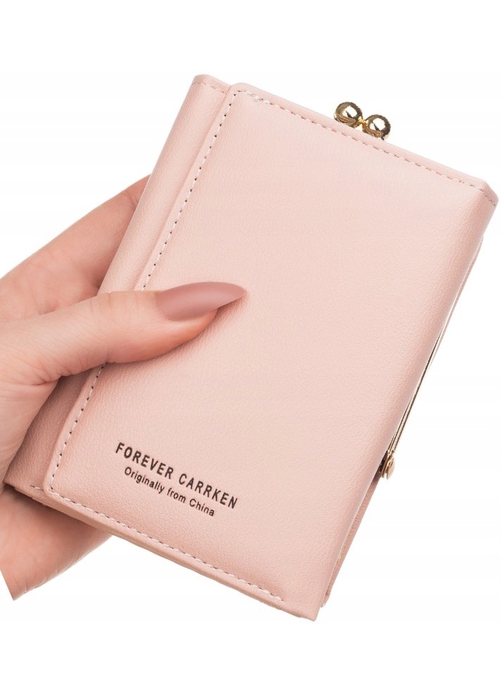 Portofel dama, Piele ecologica, Roz - eMAG.ro