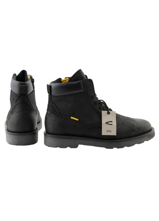 Ghete barbati, Camel Active, Piele naturala, Negru/Galben, 40 EU - eMAG.ro