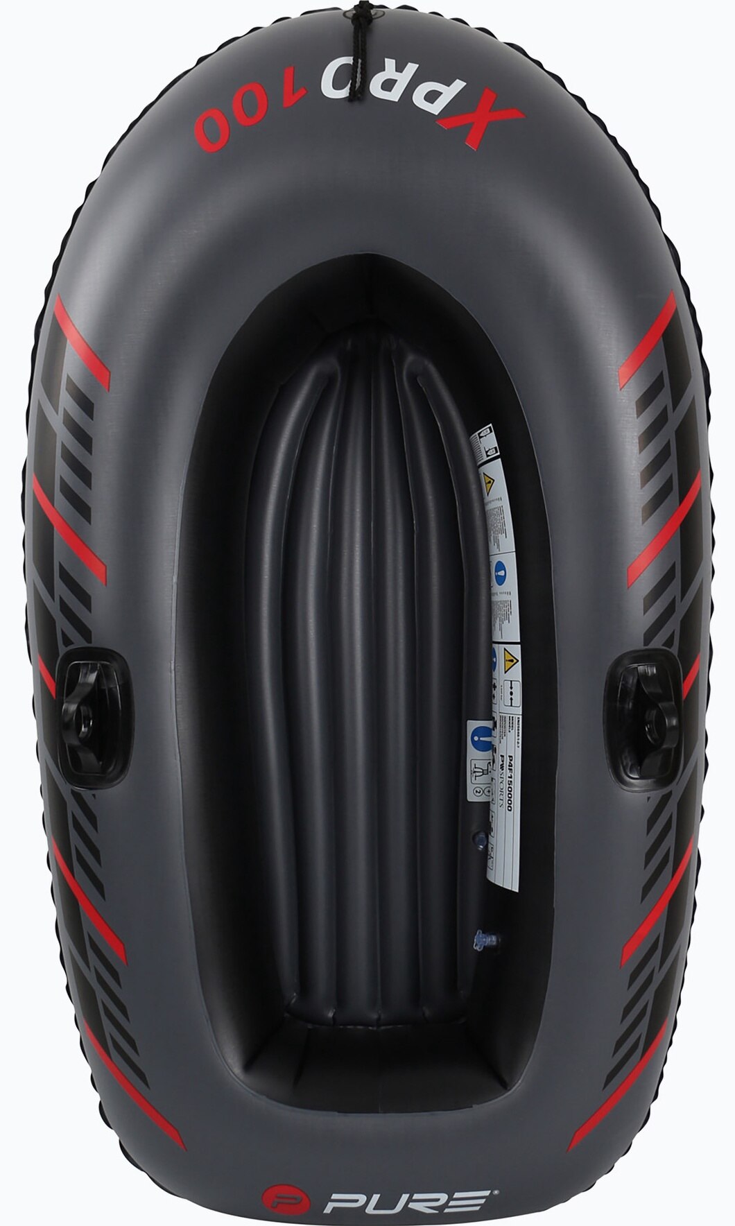 Barca gonflabila, Pure4Fun, XPRO, PVC, Gri - eMAG.ro