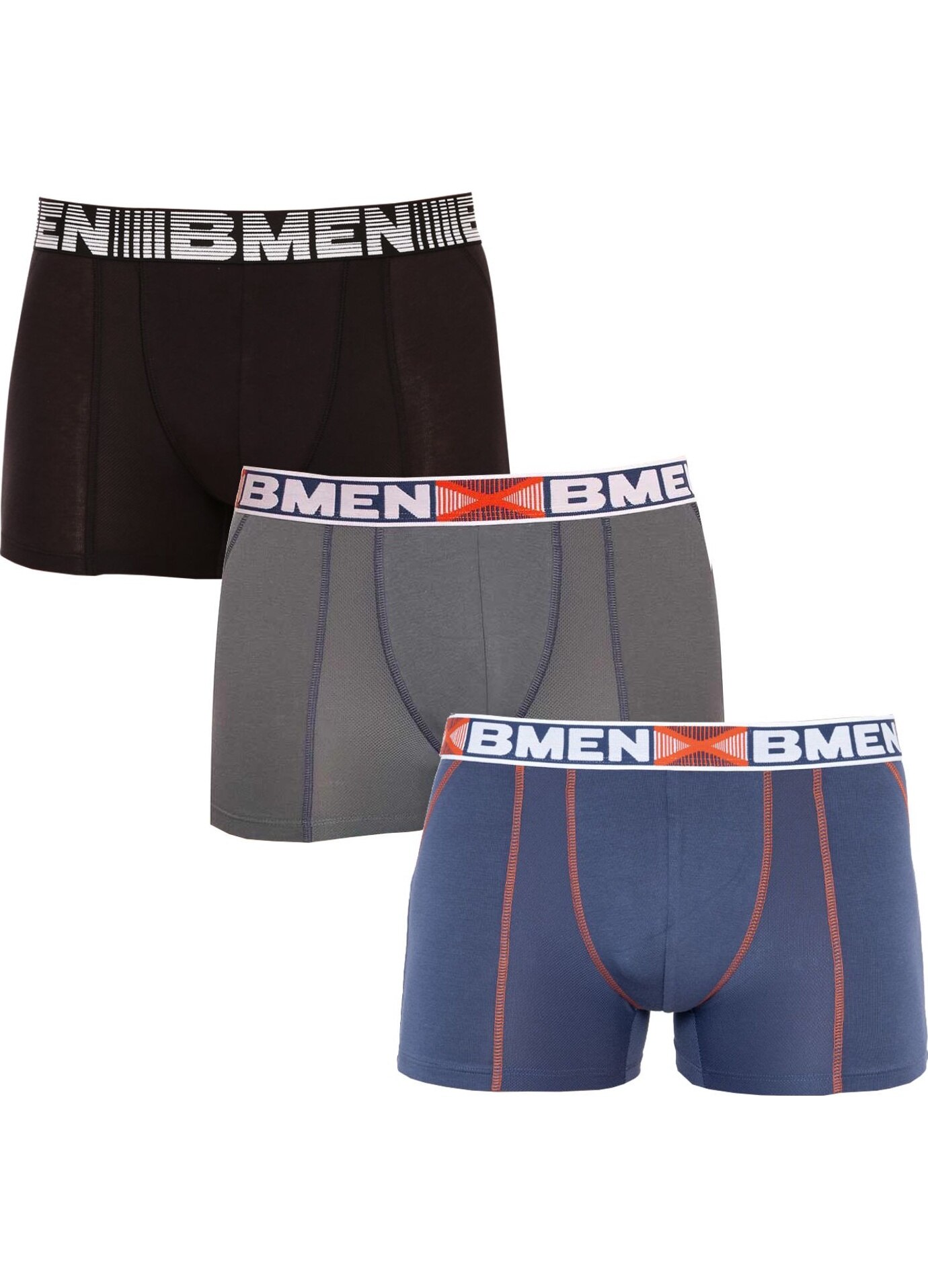 Set 3 boxeri barbati, Bellinda, Multicolor, L - eMAG.ro