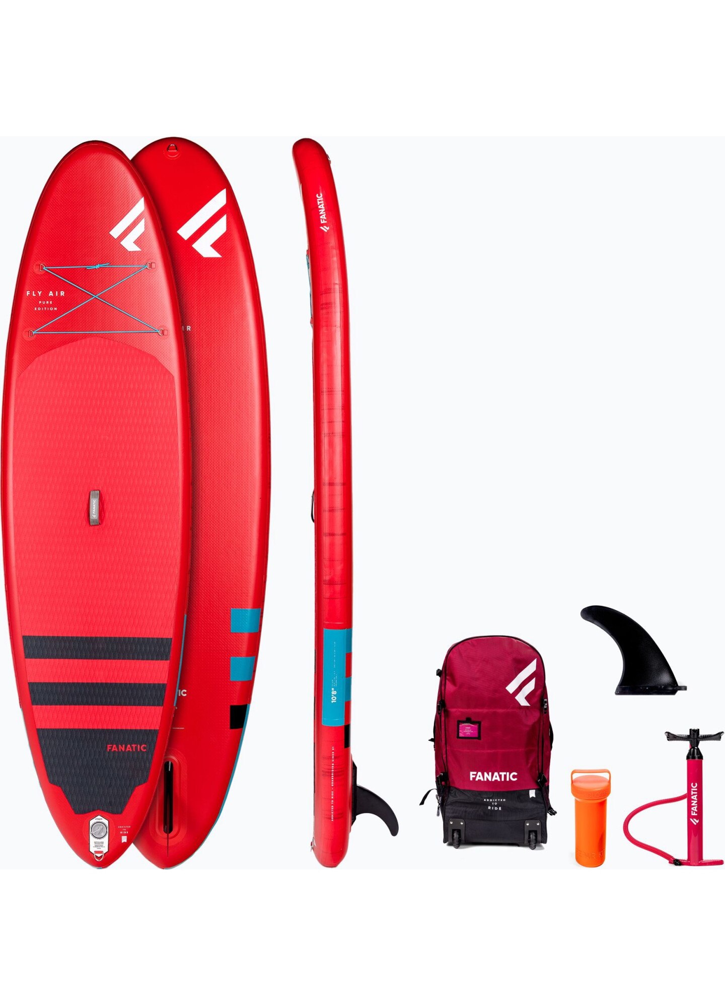 Placa paddle SUP Stubby Fly Air, Fanatic, PVC, 325.1 x 86.4 x 14 cm ...