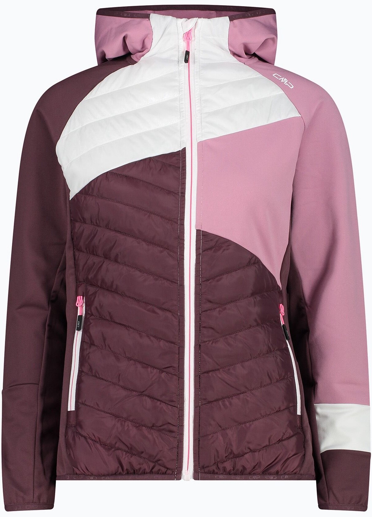 Geaca hibrid de dama, CMP, Poliester, Roz, 34 EU - eMAG.ro